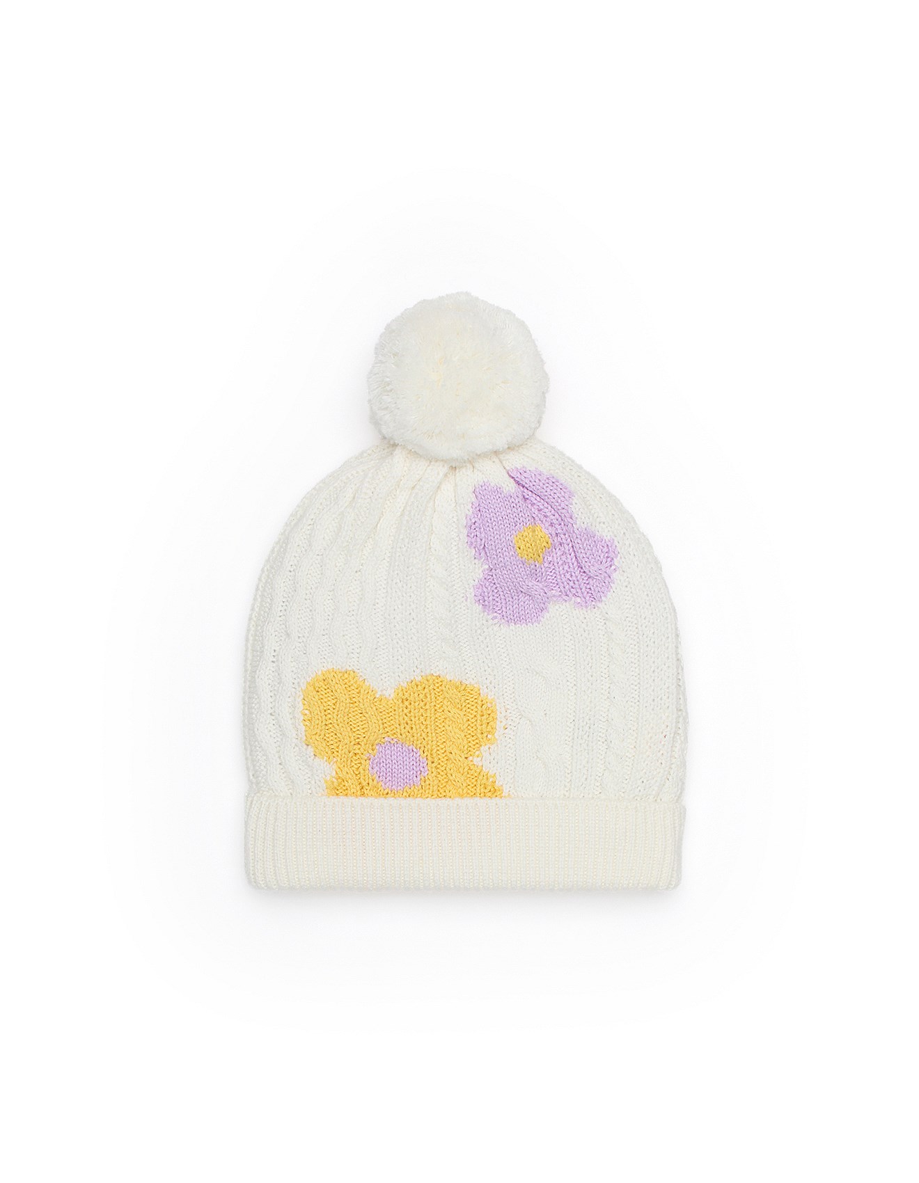 Seed Heritage Flower Cable Beanie | David Jones