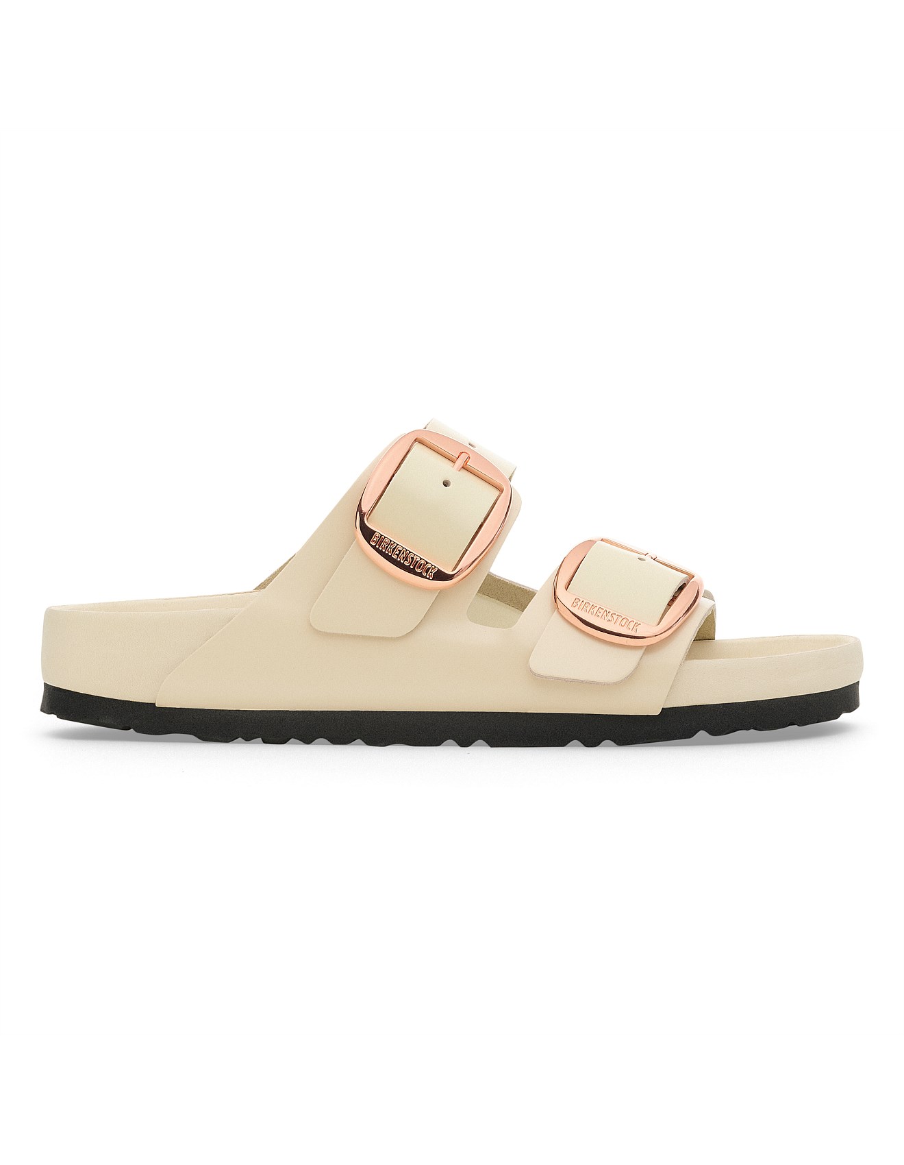 Birkenstock Arizona Big Buckle Patent Leather Regular Sandal | David Jones