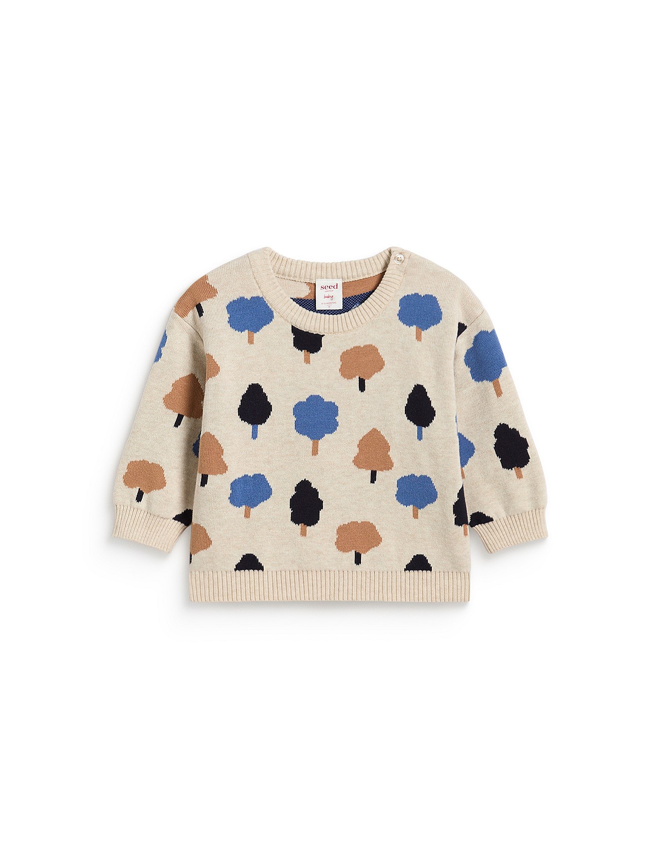 Seed Heritage Trees Knit Sweater | David Jones
