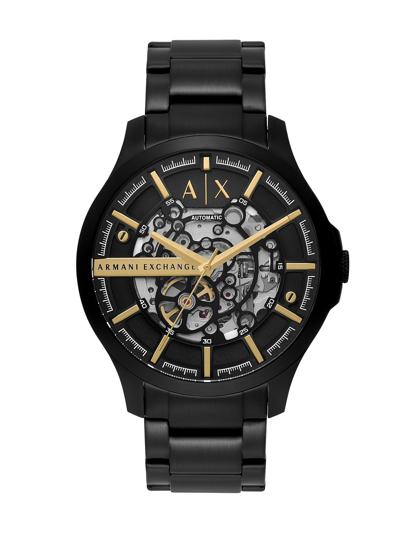 Armani Exchange Black Automatic Watch | David Jones