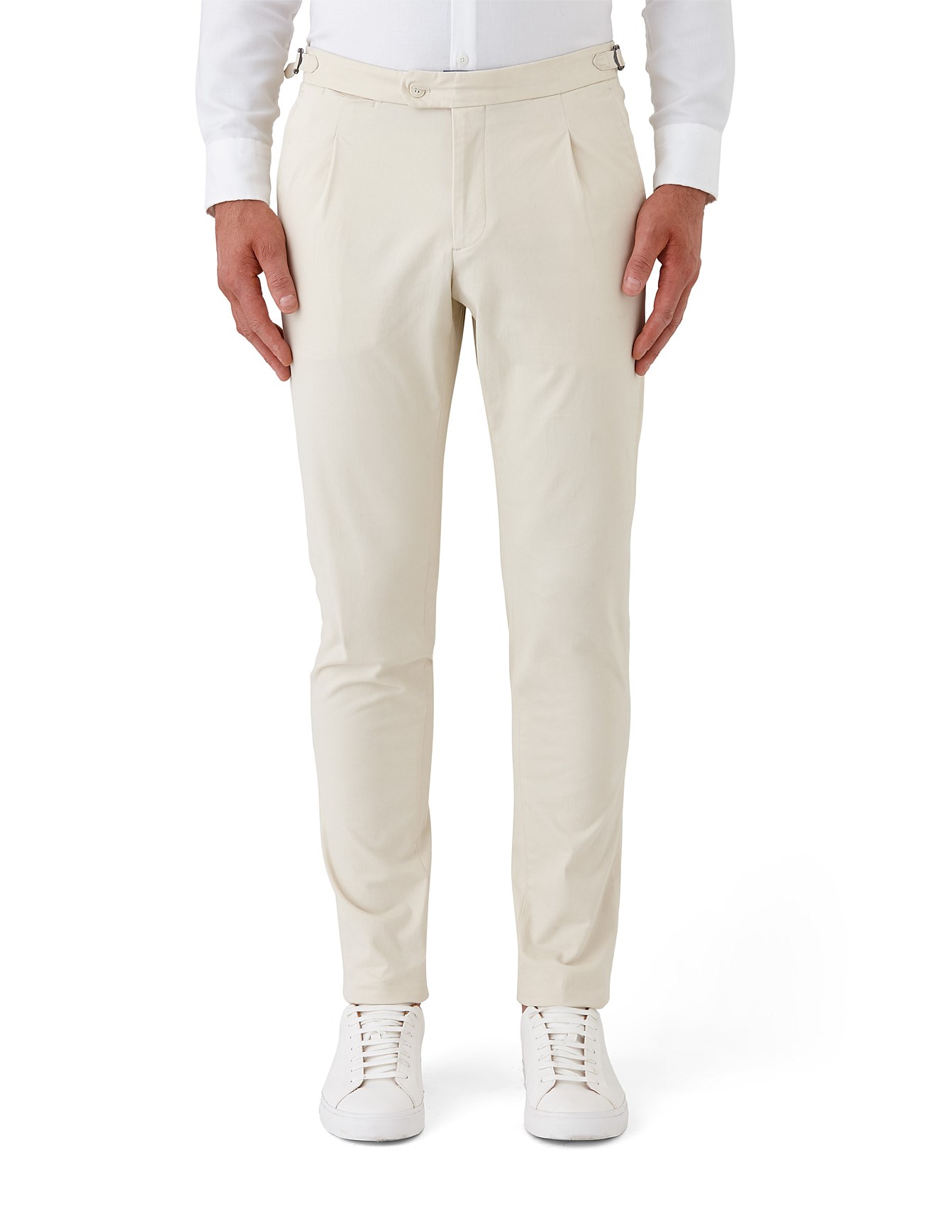Flinders Moreton Peach Finish Pant | David Jones