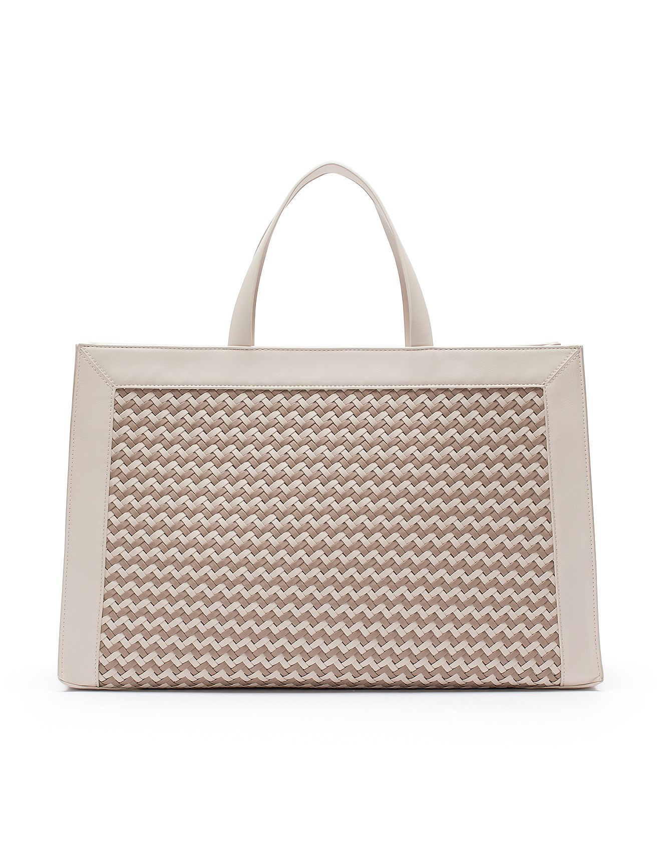 Seed Heritage Woven Structured Work Tote | David Jones