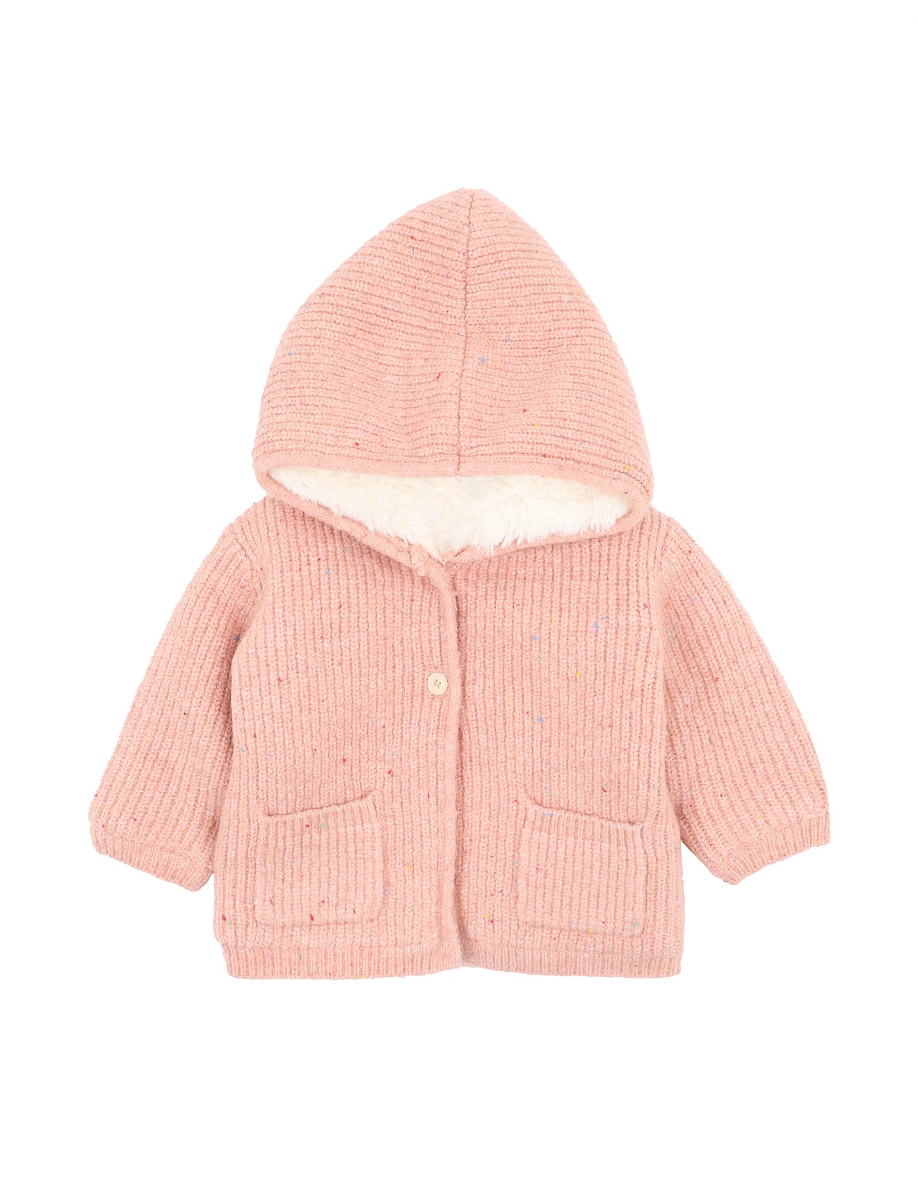 Bebe By Minihaha Baby Rose Knitted Hooded Cardigan | David Jones