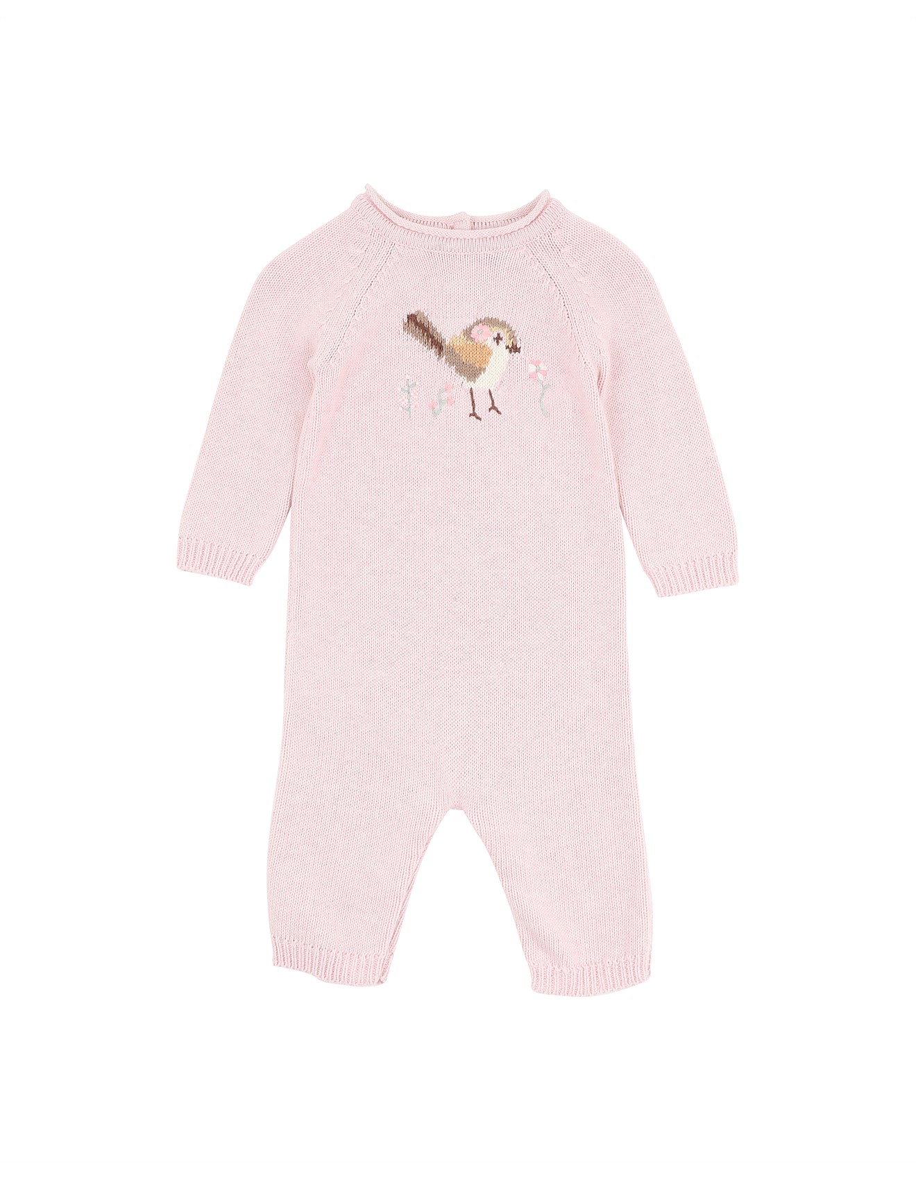 Bebe By Minihaha Baby Molly Bird Knitted Romper | David Jones