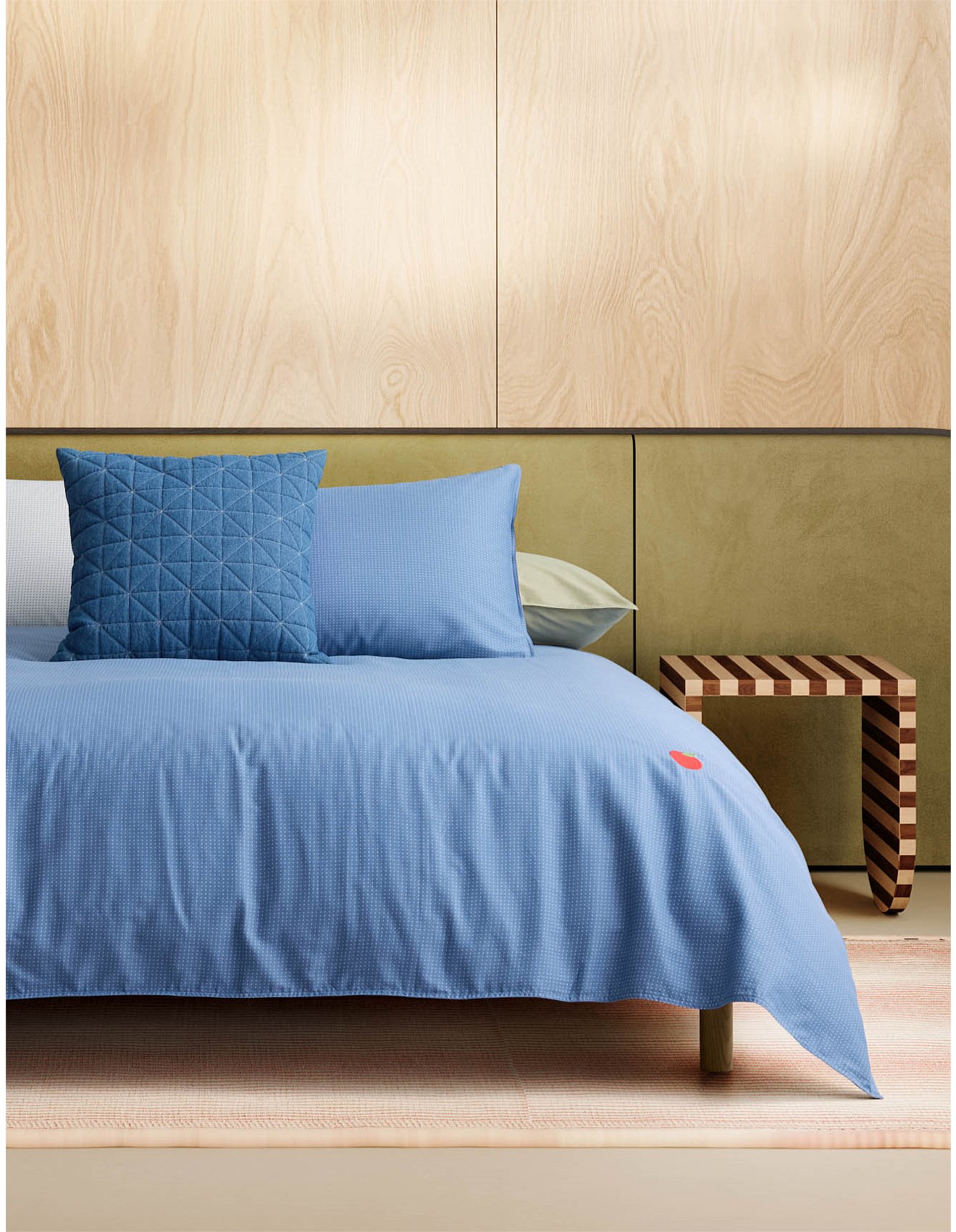 Sheridan Bon Bon Double Quilt Cover Set In Blue | David Jones