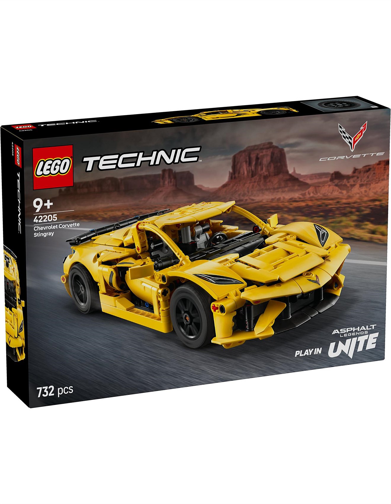 Lego Lego Technic Chevrolet Corvette Stingray 42205 | David Jones