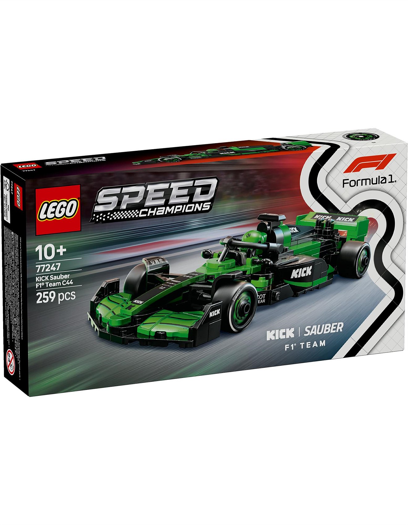Lego Lego Speed Champions Kick Sauber F1 Team C44 Race Car 77247 ...