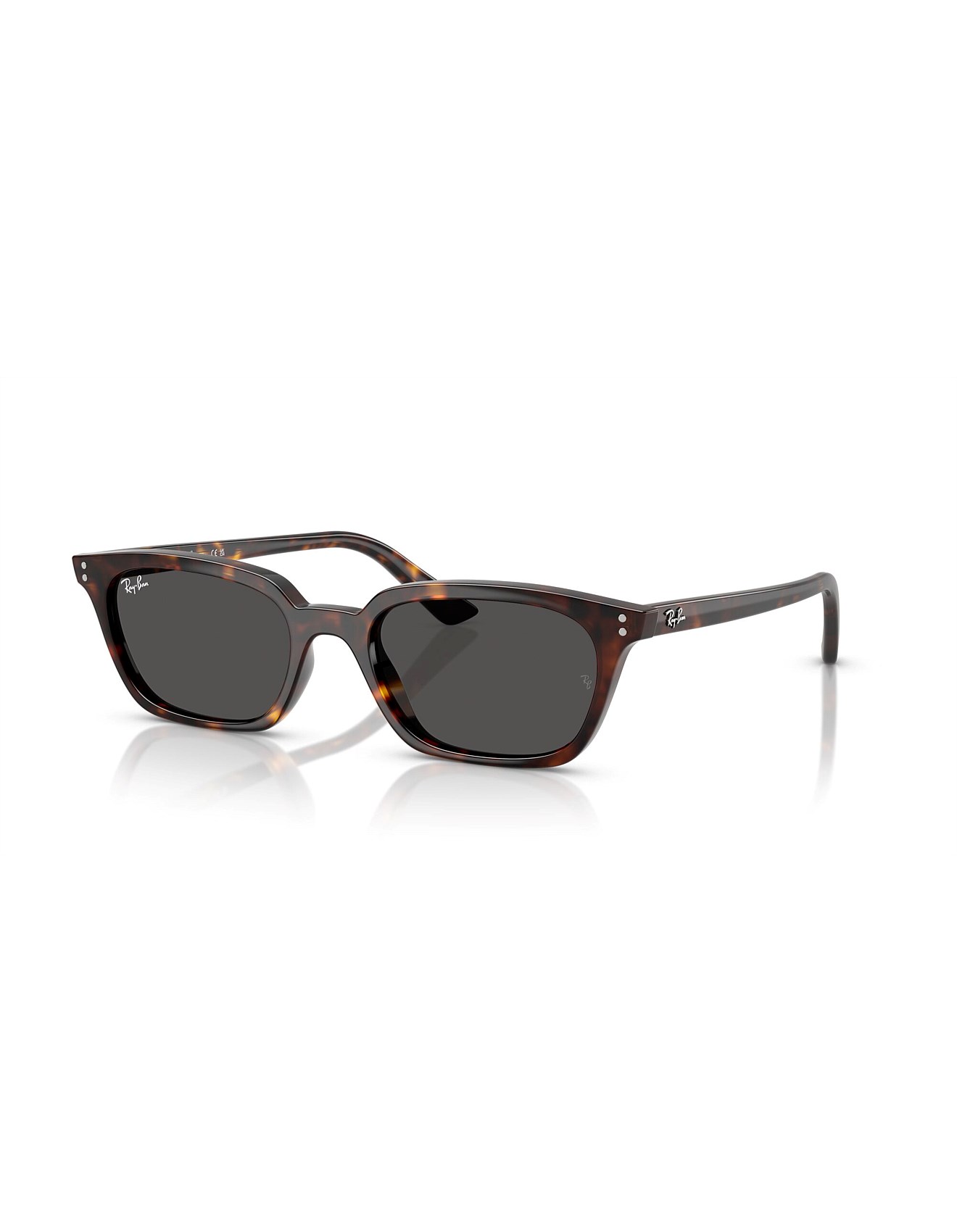 Ray-ban Zaya Pillow Havana Dark Grey Sunglasses | David Jones