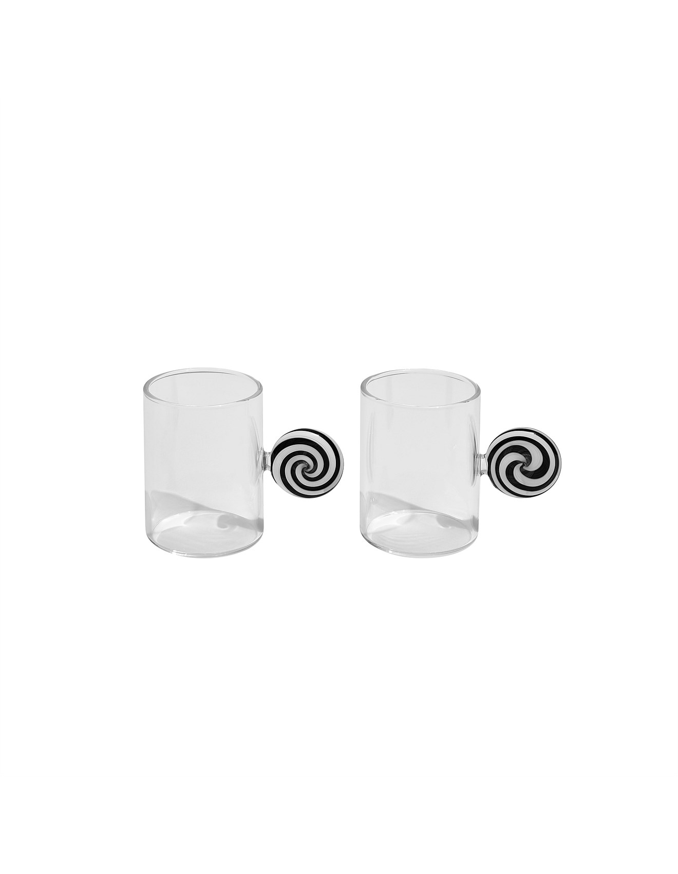 Fazeek Swirl Espresso Cups Black and White | David Jones