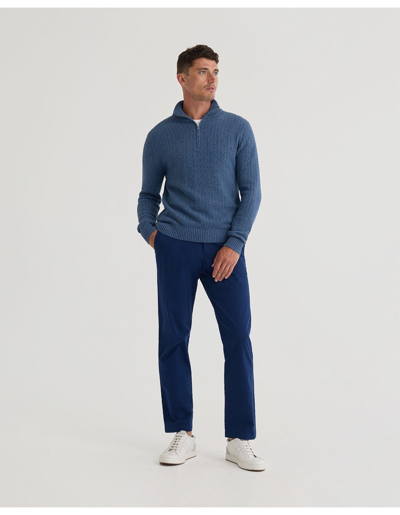 Oxford Brixton Cable Knit | David Jones