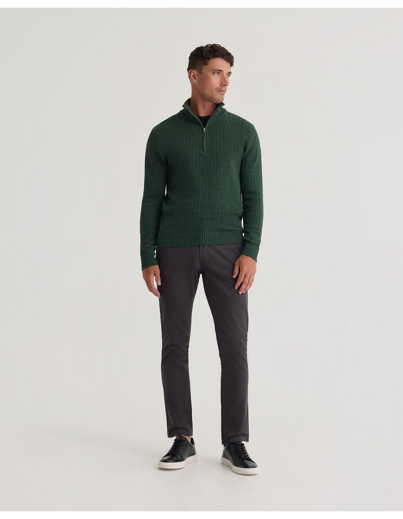 Oxford Brixton Cable Knit | David Jones