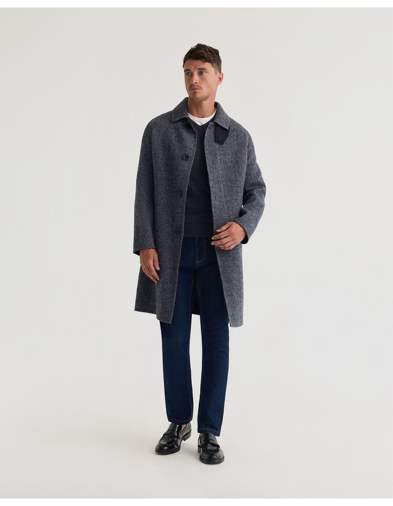 Oxford Casper Wool Coat | David Jones