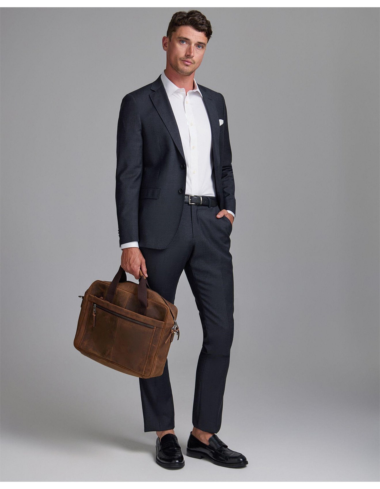 Oxford Auden Wool Suit Jacket | David Jones