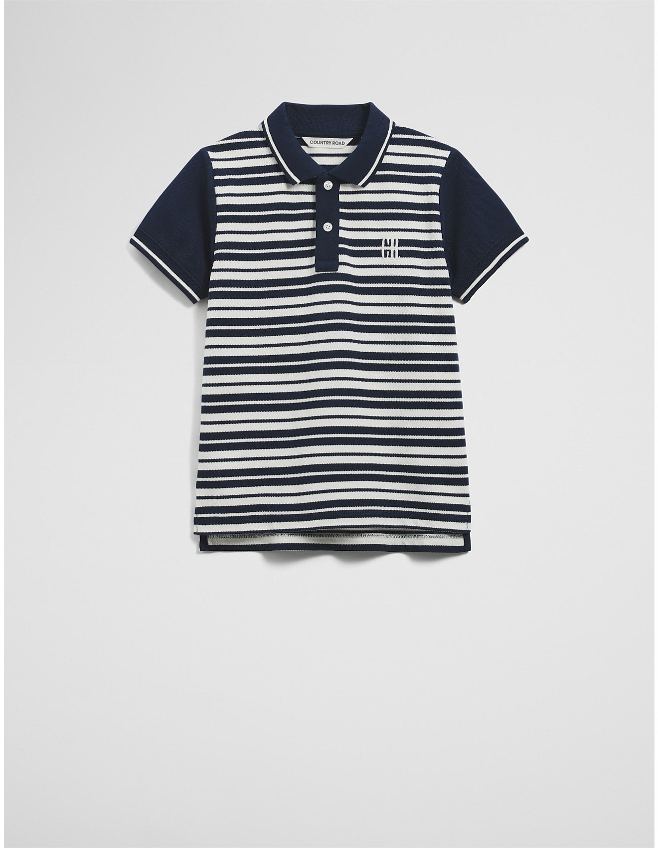 Country Road Organically Grown Cotton Country Road Logo Polo Shirt ...