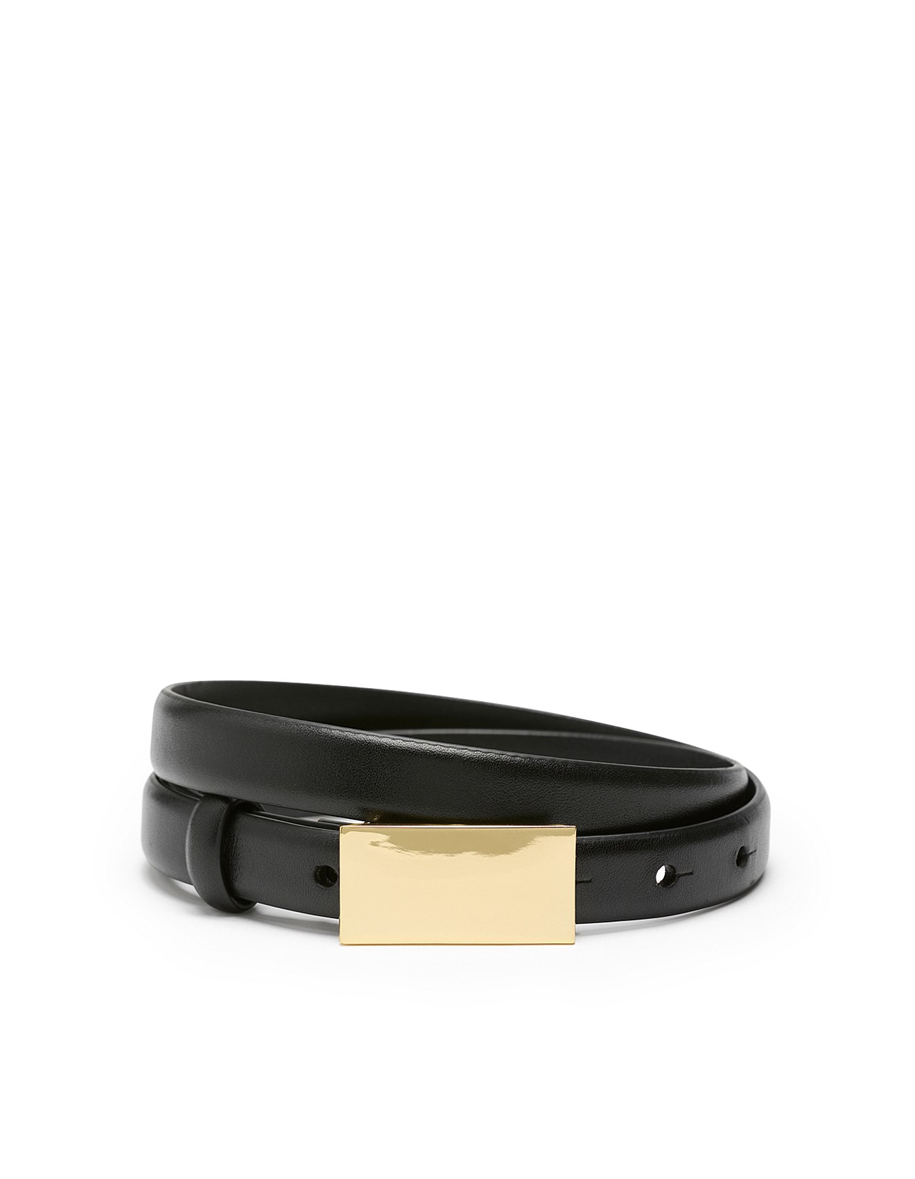 Perri Cutten Plate Front Belt | David Jones