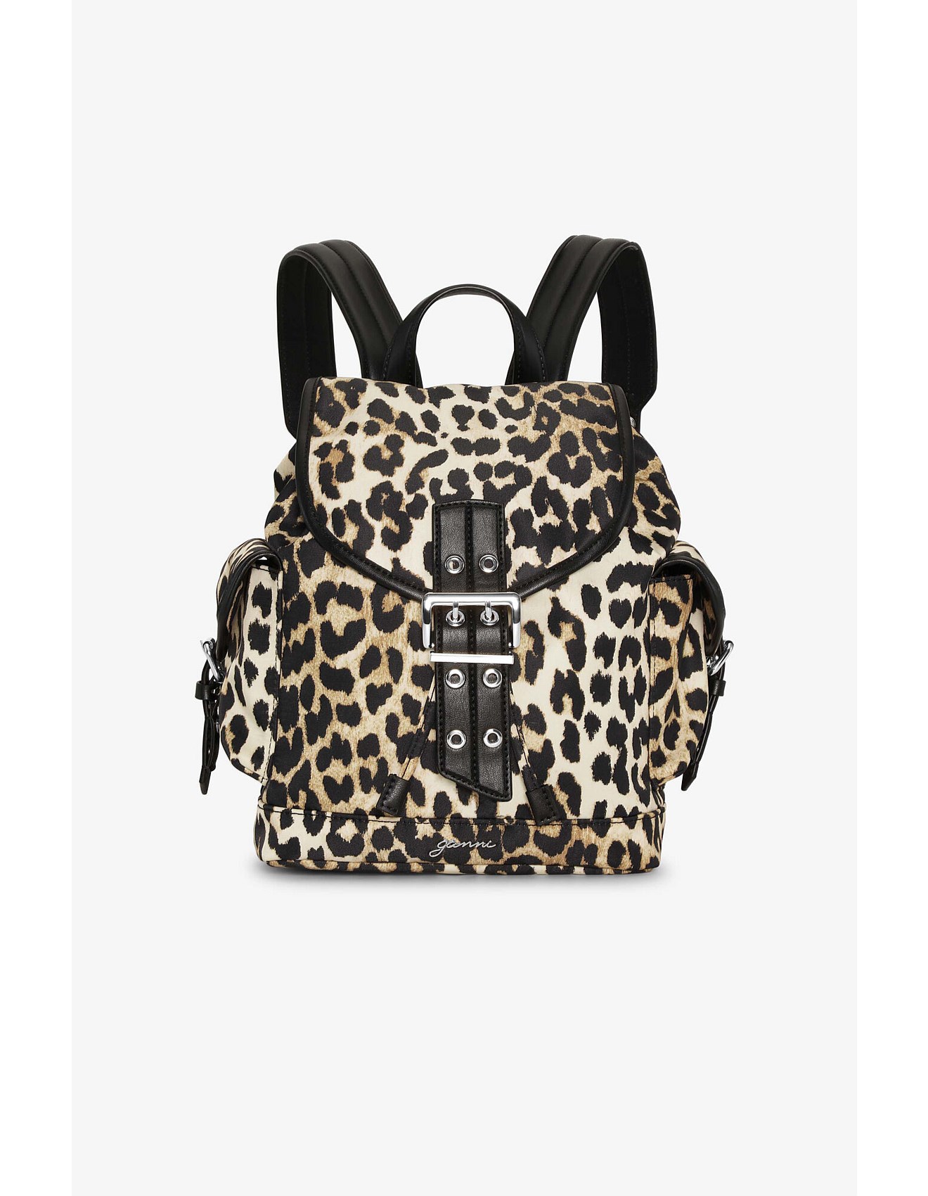 Ganni Bucky Backpack Small Print | David Jones