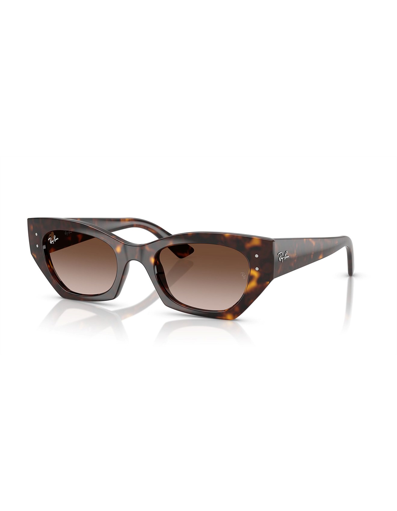 Ray-ban Zena Irregular Havana Sunglasses | David Jones