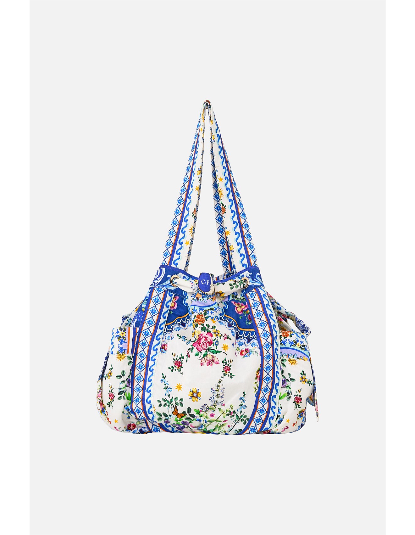 Camilla Drawstring Beach Bag | David Jones