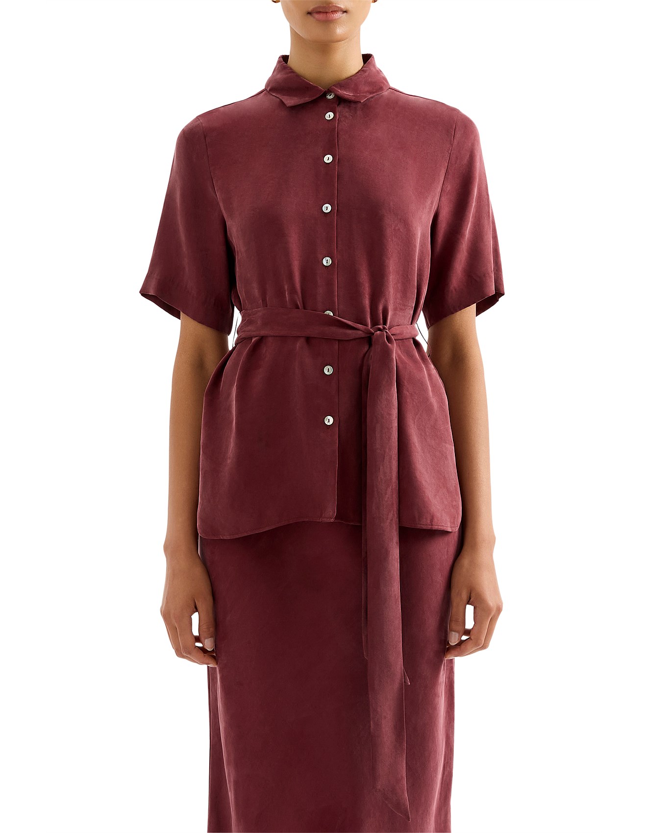 Nude Lucy Devin Tencel Shirt | David Jones