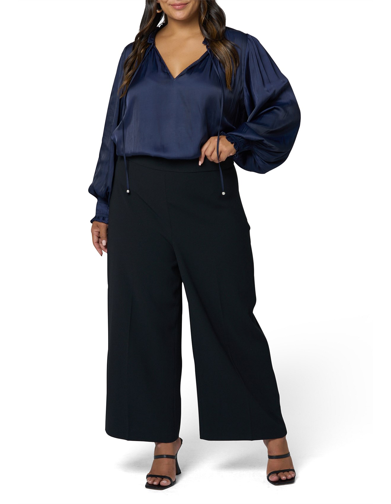 Curve Project Pink Dusk -Feels Like the First Time Blouse | David Jones