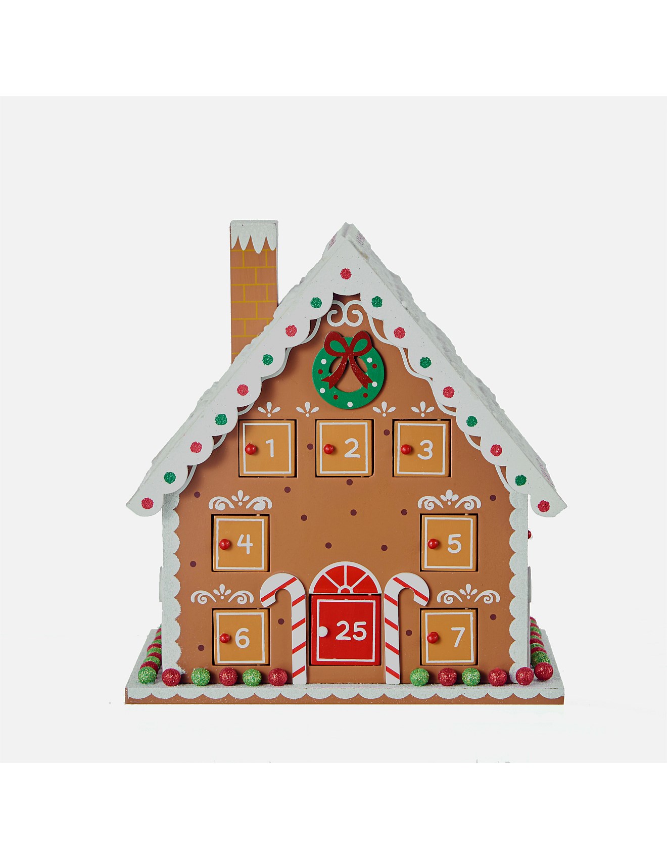 David Jones Collection 26cm Gingerbread House Advent Calendar | David Jones