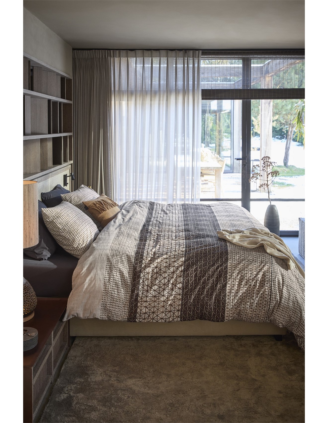 Bedding House Mathis Queen Quilt Cover Set | David Jones