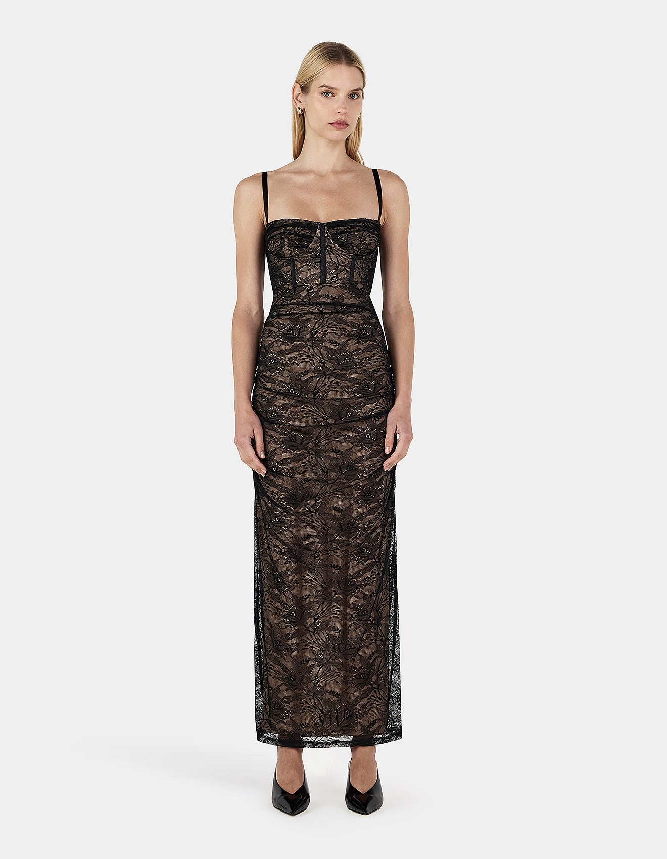 Hansen & Gretel Campari Lace Dress | David Jones