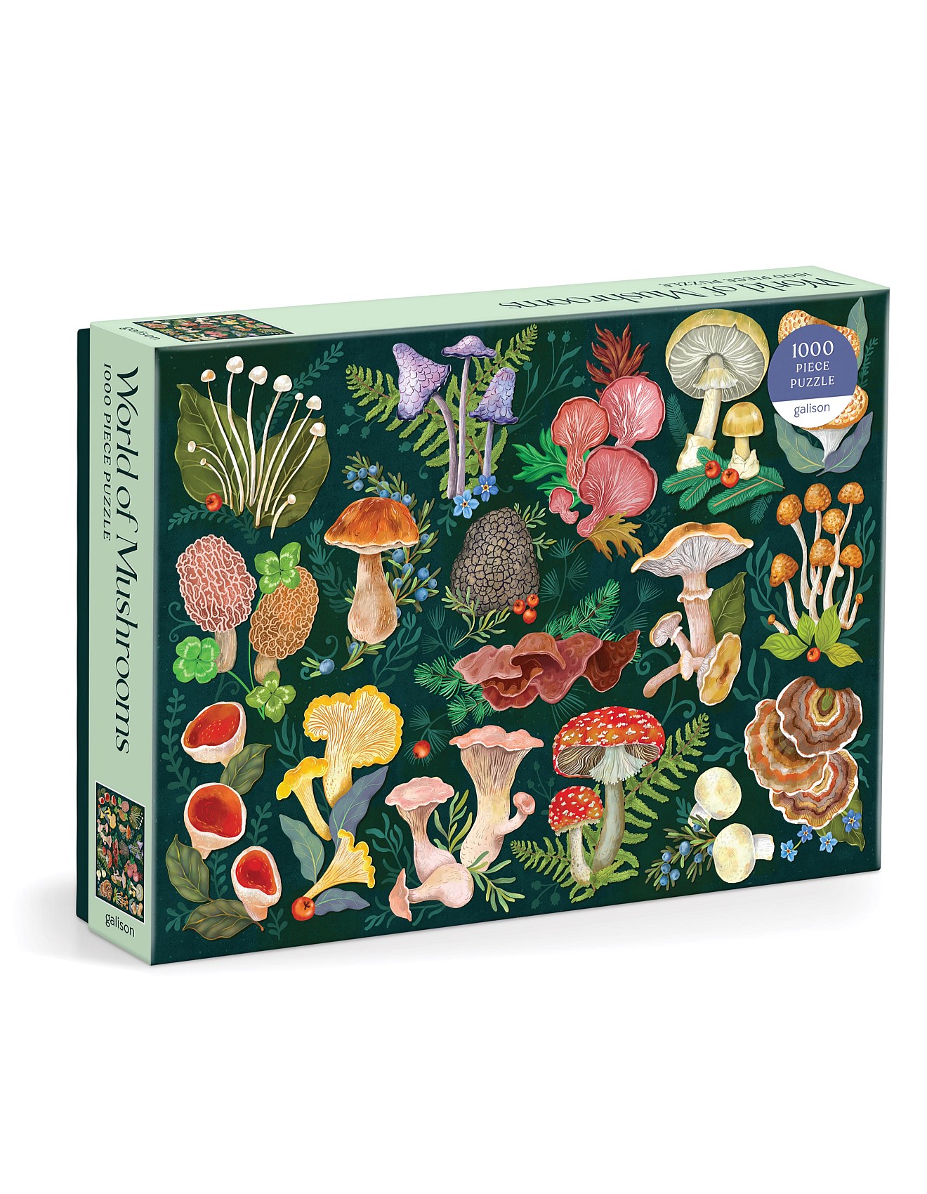 Galison World Of Mushrooms Puzzle 1000 Piece | David Jones