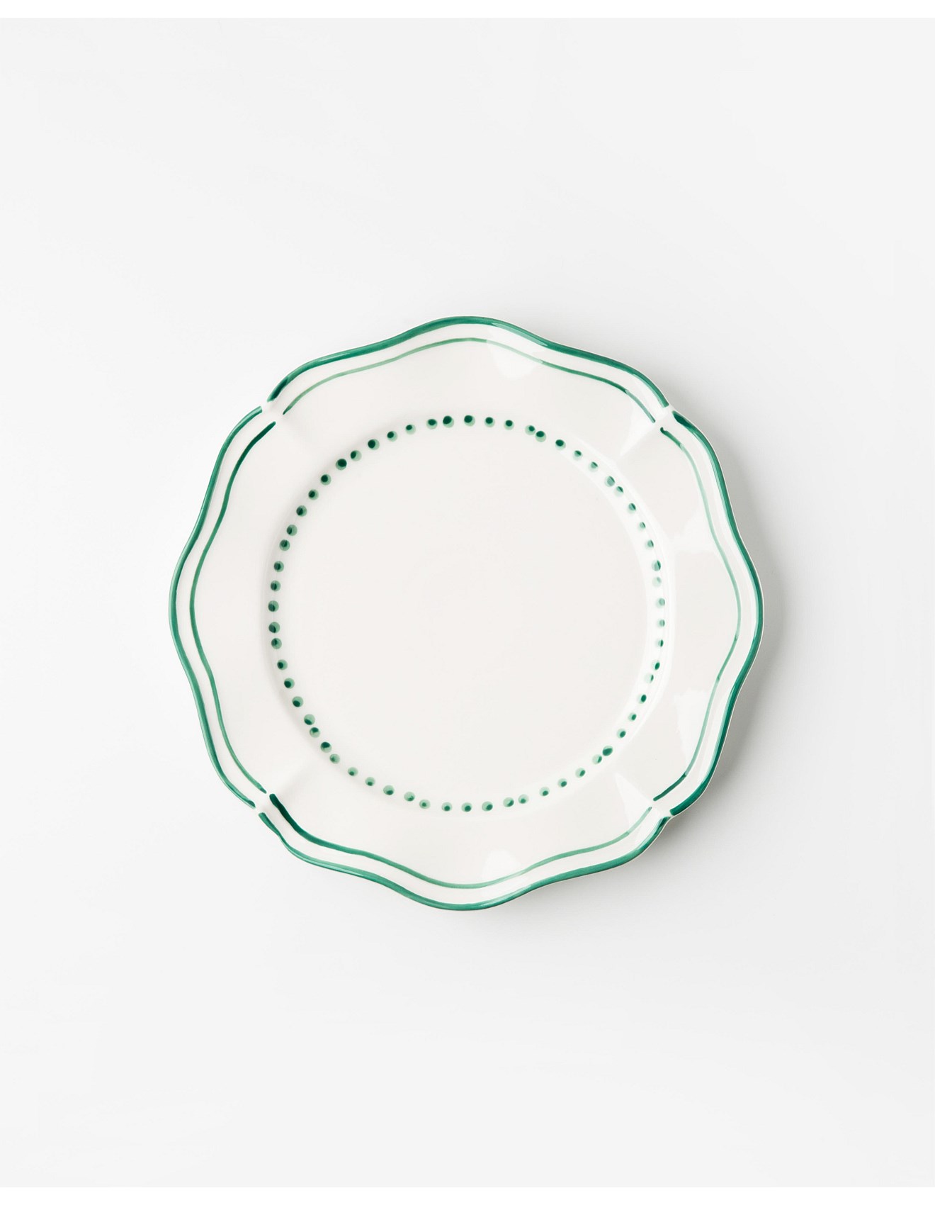 No. 22 Home Capri Green Dinner Plate | David Jones