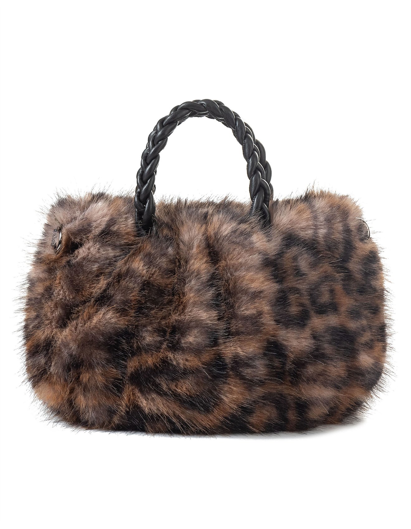 Gregory Ladner Faux Fur Bag | David Jones
