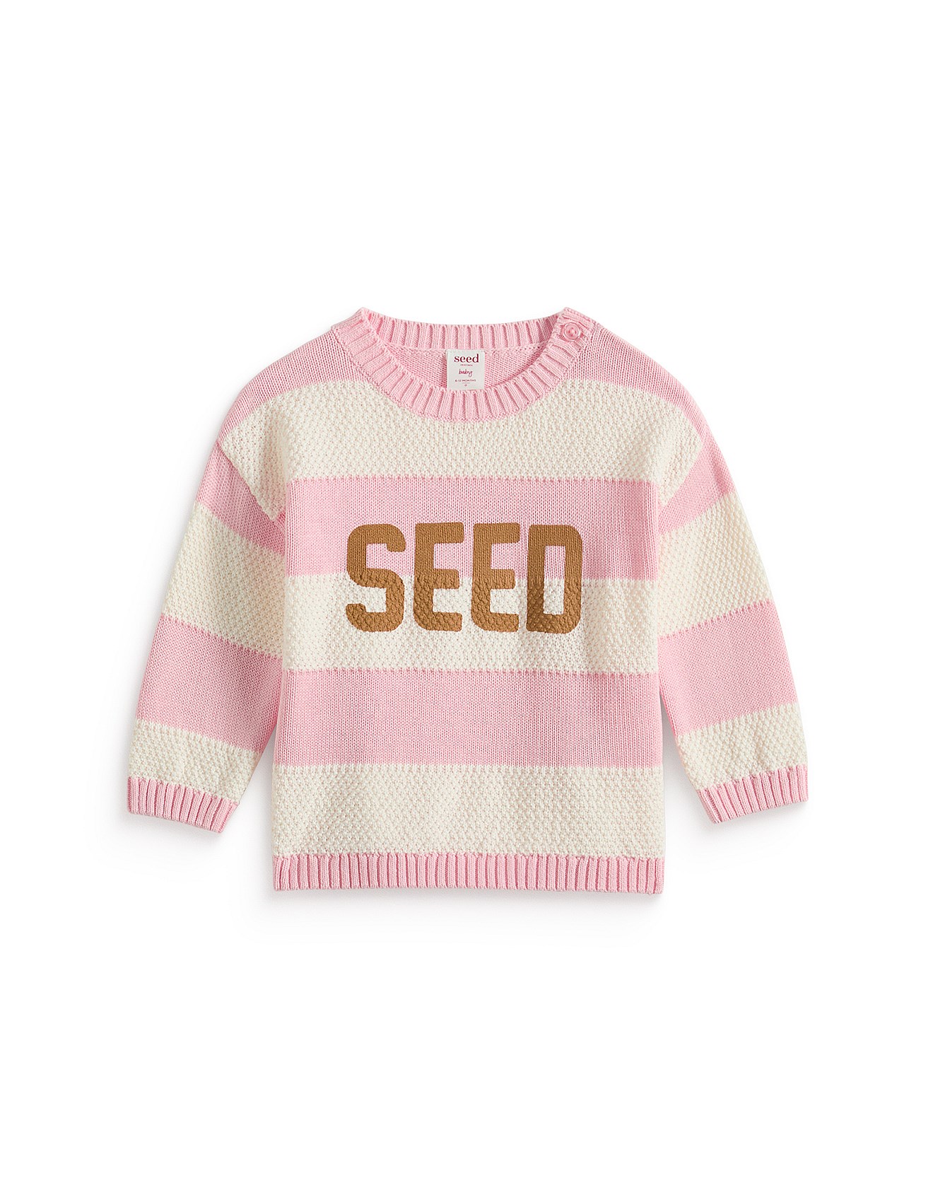 Seed Heritage Stripe Knit Sweater | David Jones
