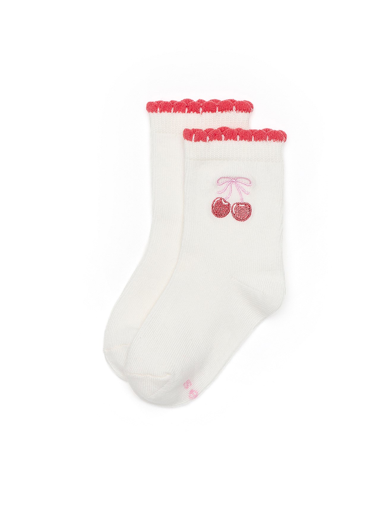 Seed Heritage Cherry Embroidery Sock | David Jones