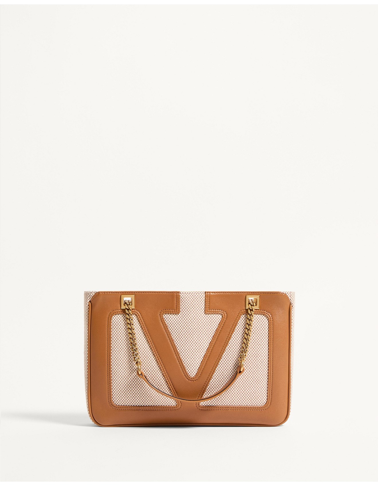 Valentino Valentino Garavani Viva Superstar Small Canvas Shopping Bag ...