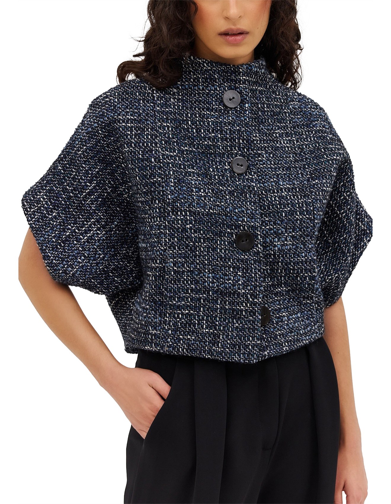 Bianca Spender Twilight Tweed Mutual Jacket | David Jones