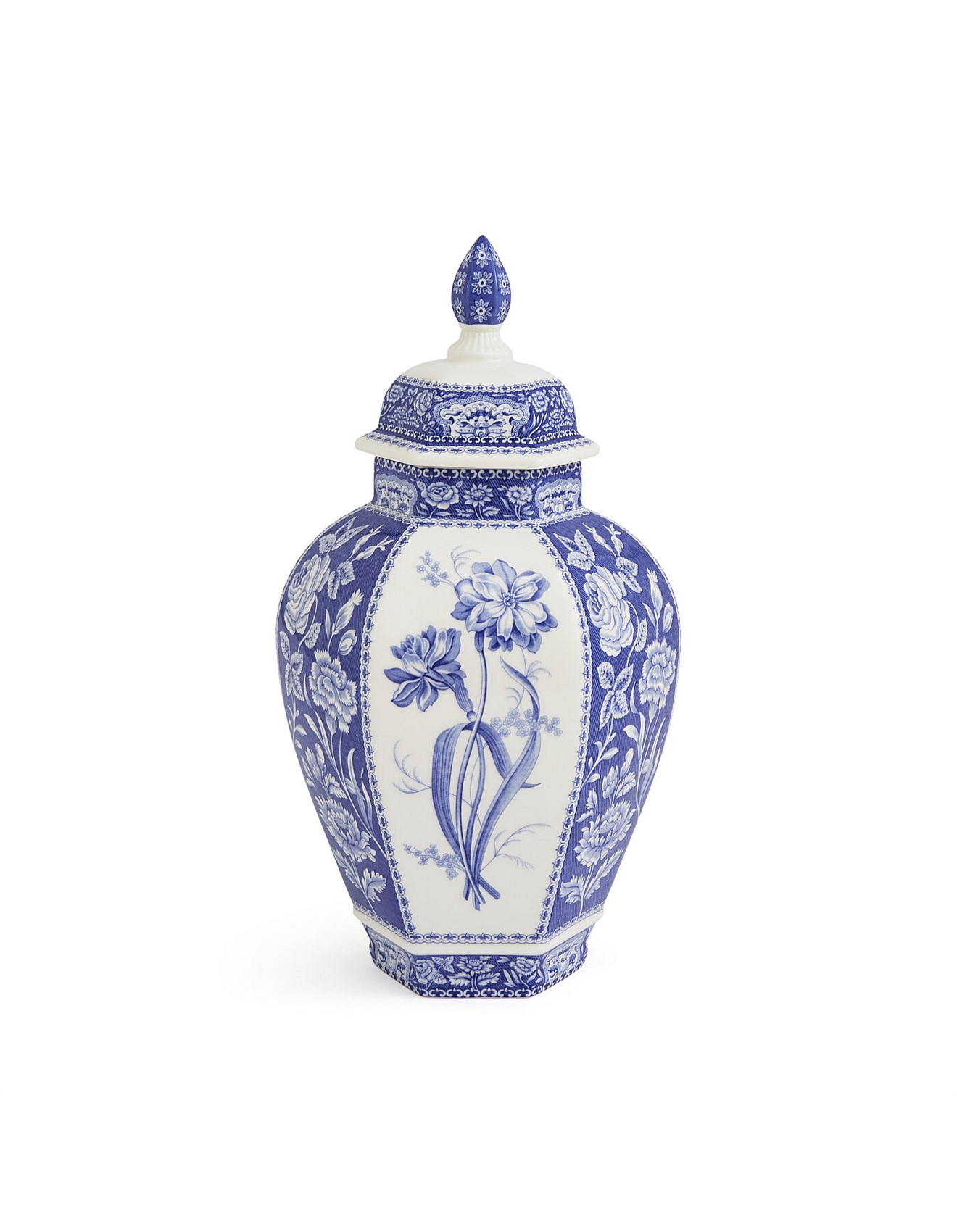 Spode Blue Italian Ginger Jar Floral 46cm | David Jones