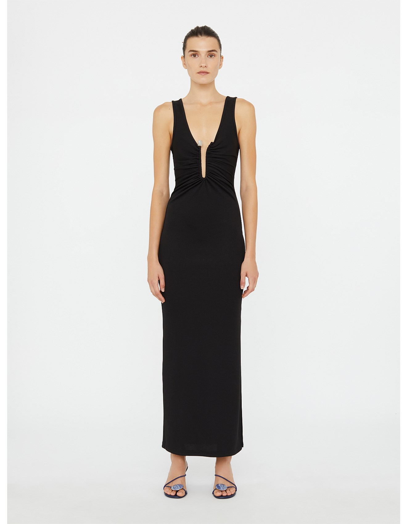 Christopher Esber Crystal Pin Tank Maxi Dress | David Jones