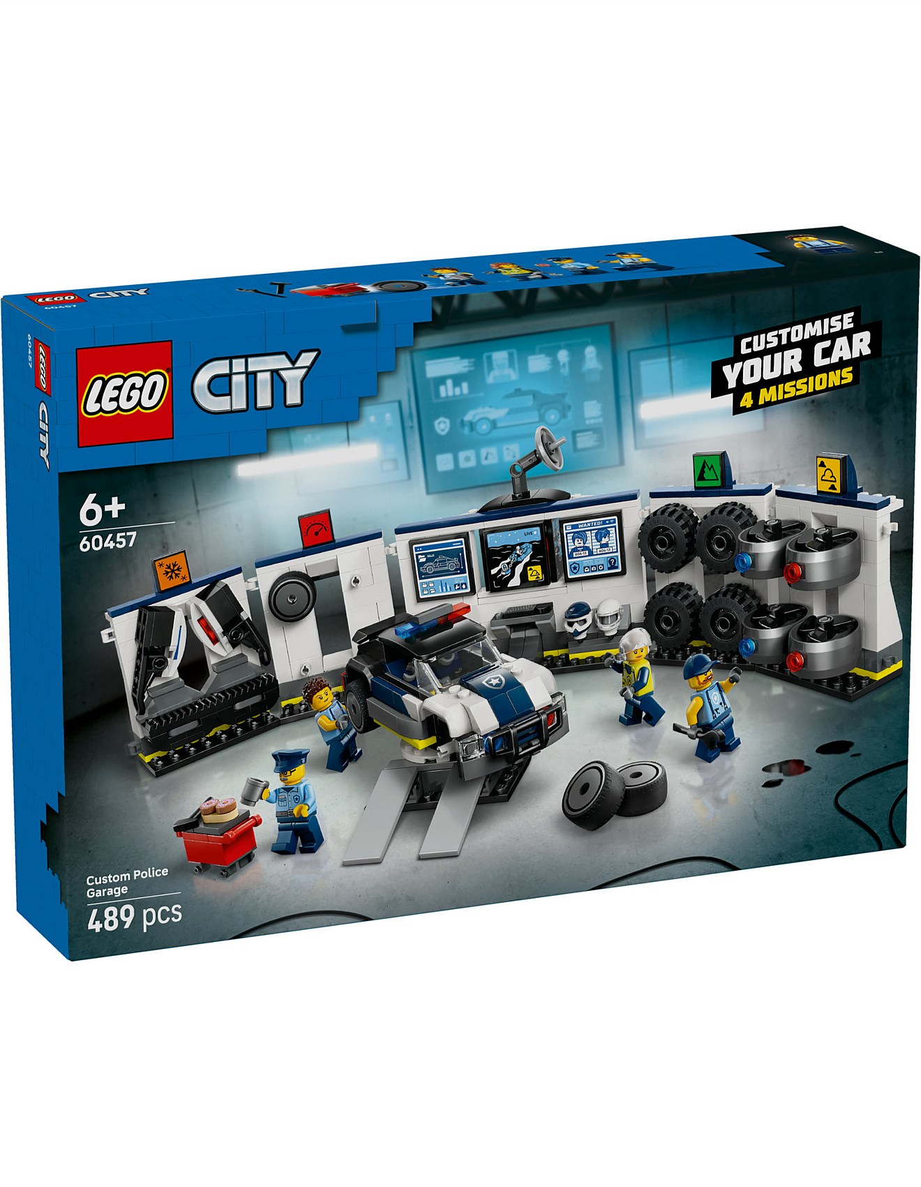 Lego Lego City Custom Police Car Garage 60457 | David Jones