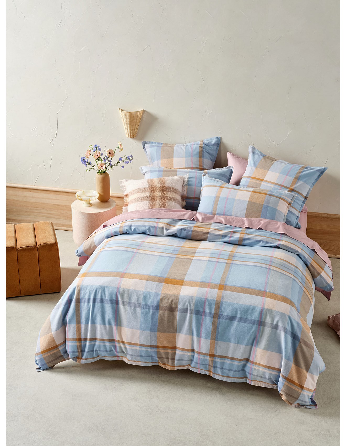 Linen House Lennon Queen Quilt Cover Set | David Jones
