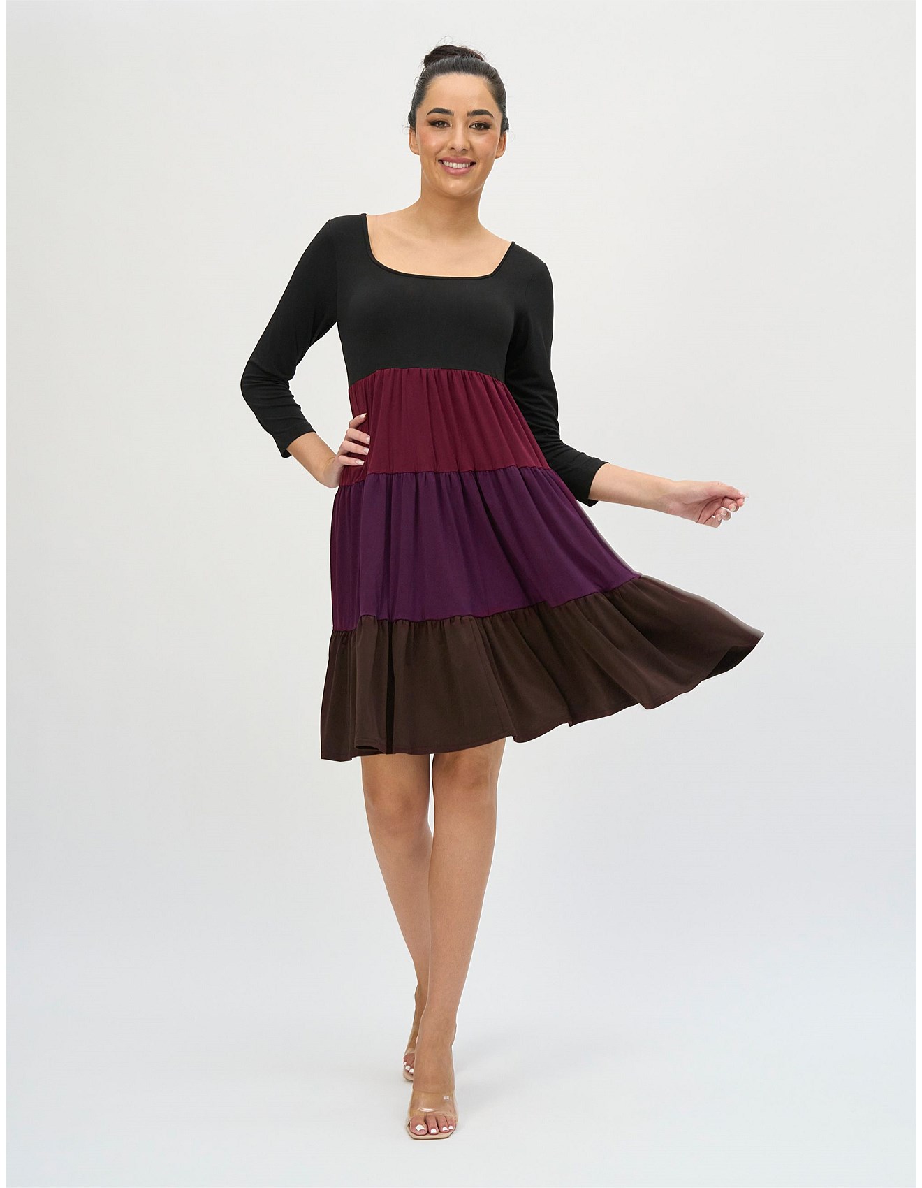 Leona Edmiston Ethel Tiered Shift Dress | David Jones