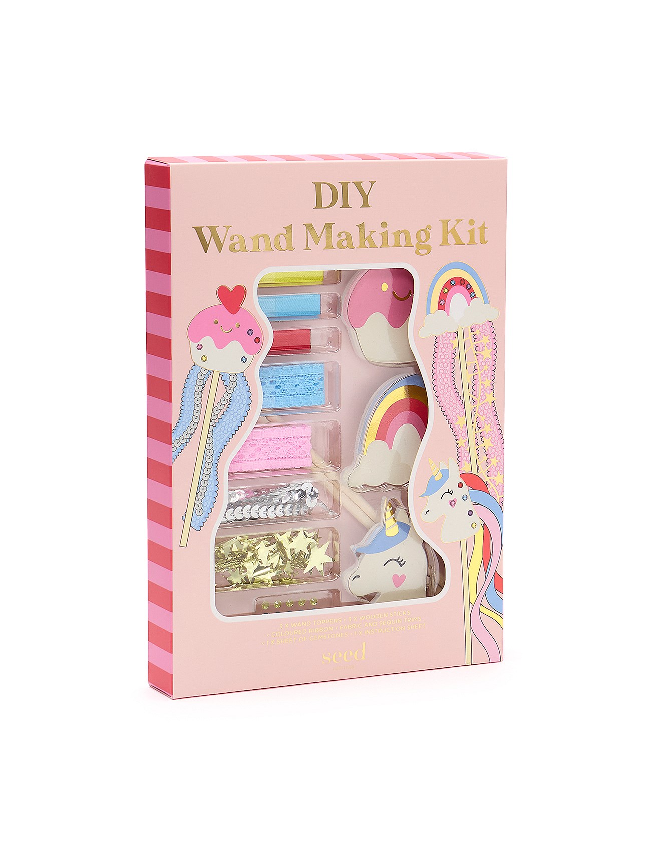Seed Heritage Diy Wand Making Kit With Colorful Accessories | David Jones