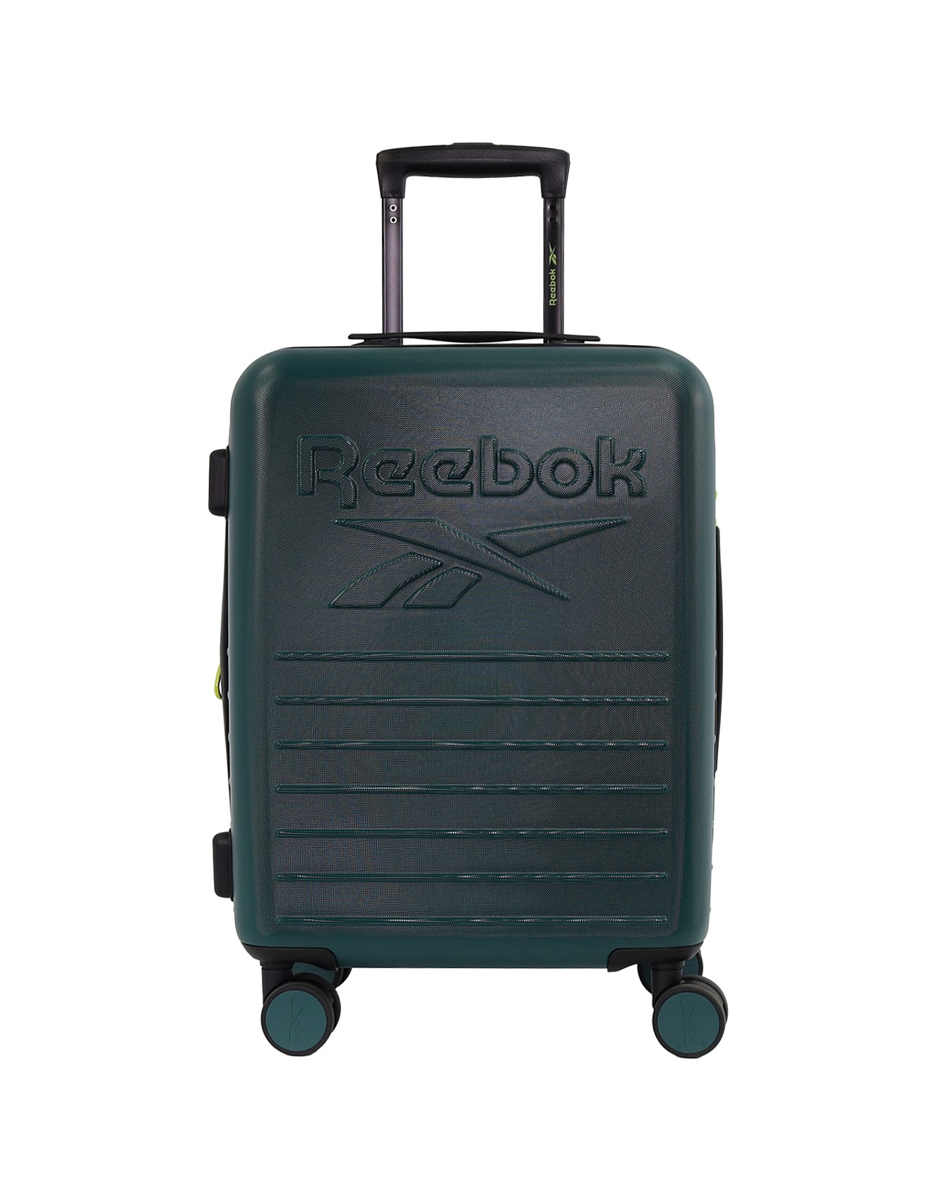 Reebok Adventure Expandable Spinner Suitcase 70cm Green | David Jones