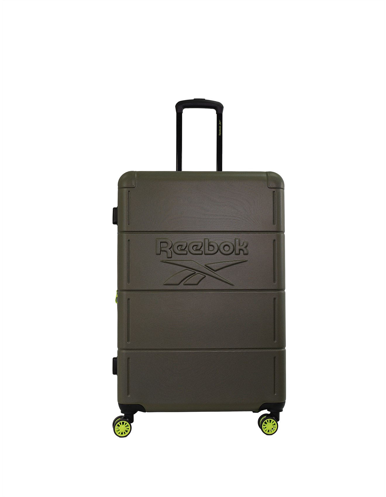 Reebok Wanderer Expandable Spinner Suitcase 67cm Khaki | David Jones