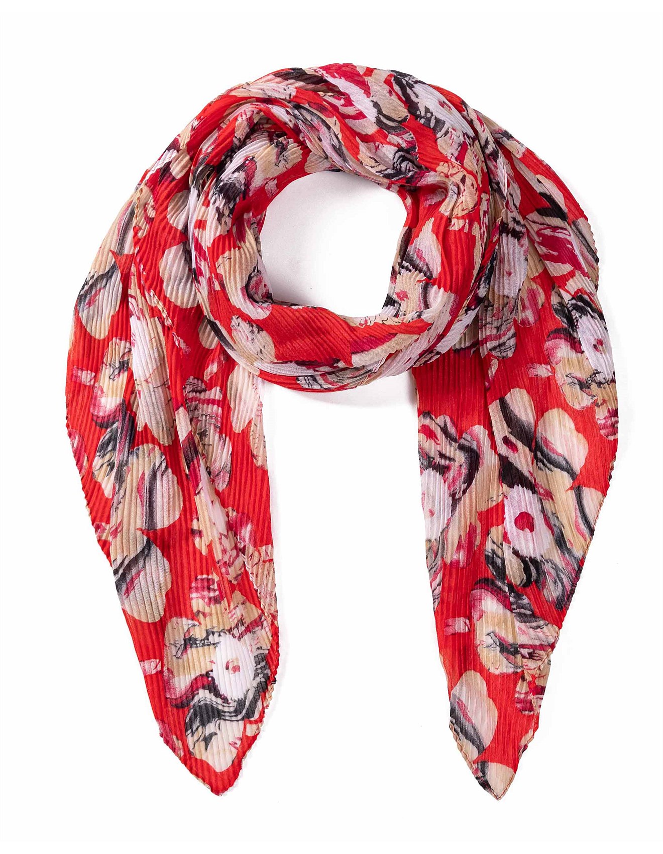 Gregory Ladner Abstract Floral Print Scarf | David Jones