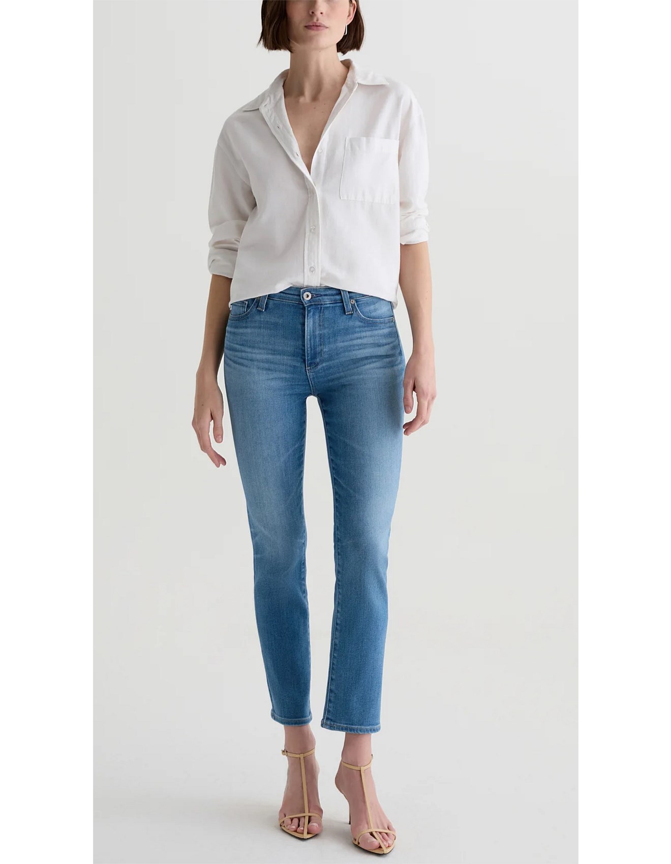 Ag Adriano Goldschmied Prima Ankle Straight Jean | David Jones