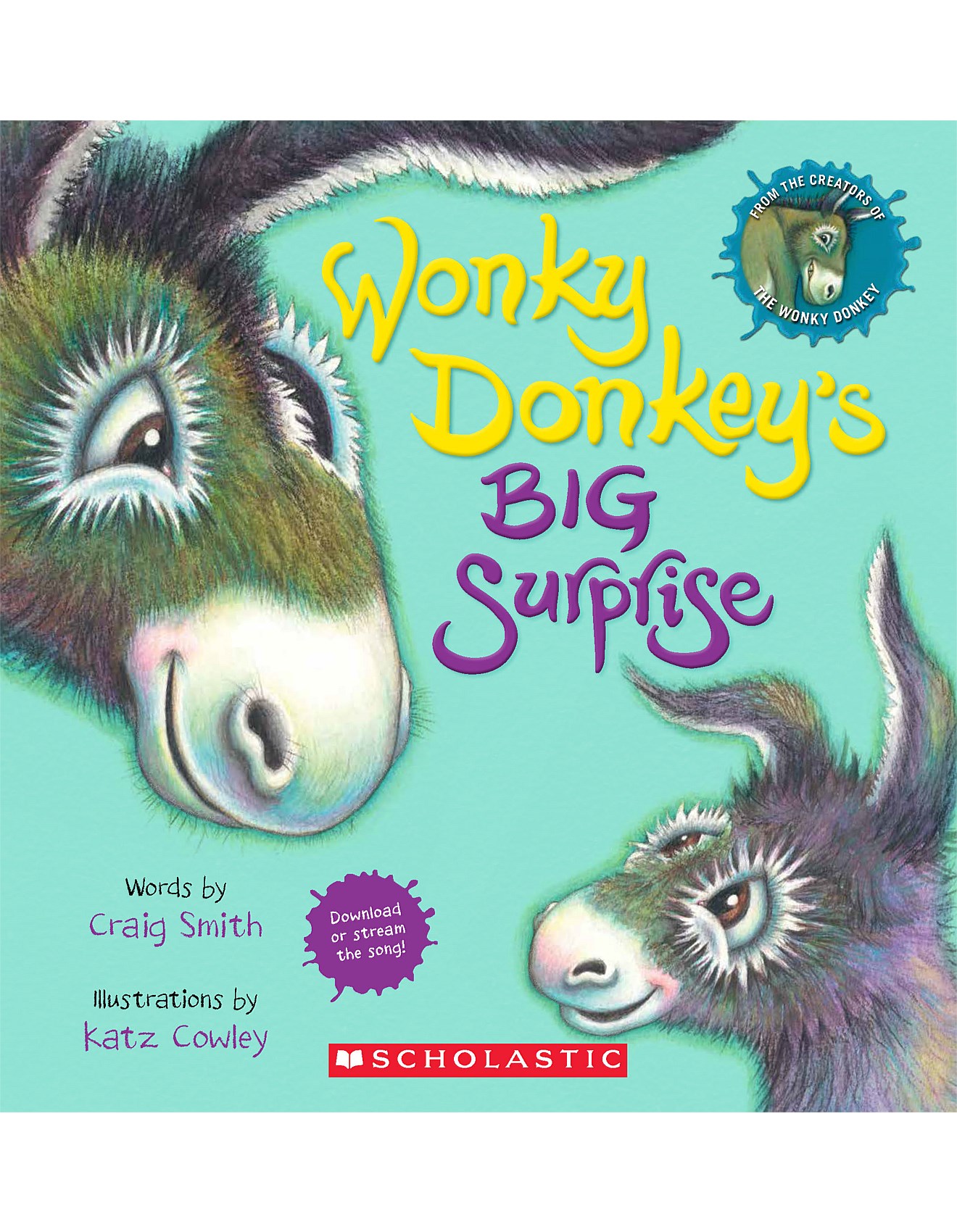 Scholastic Wonky Donkey's Big Surprise Board Book | David Jones