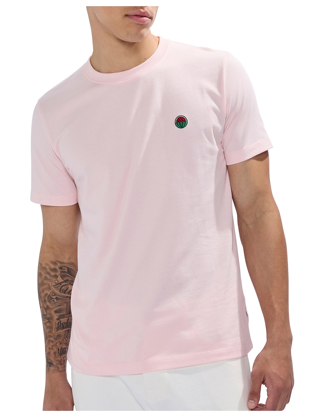 Marcs Men Watermelon Sugar Emb Tee | David Jones