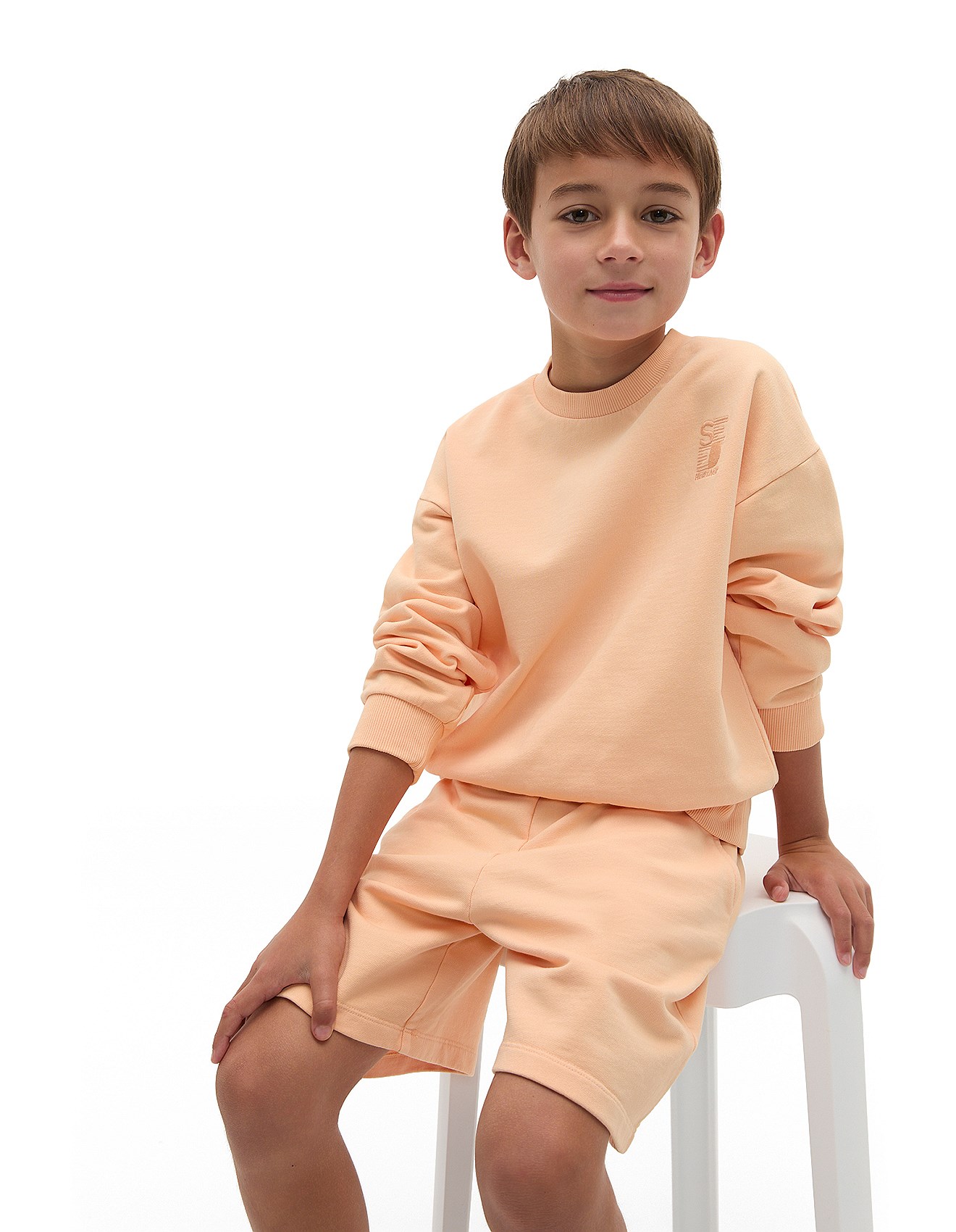 Seed Heritage Garment Dye Sweat Top | David Jones