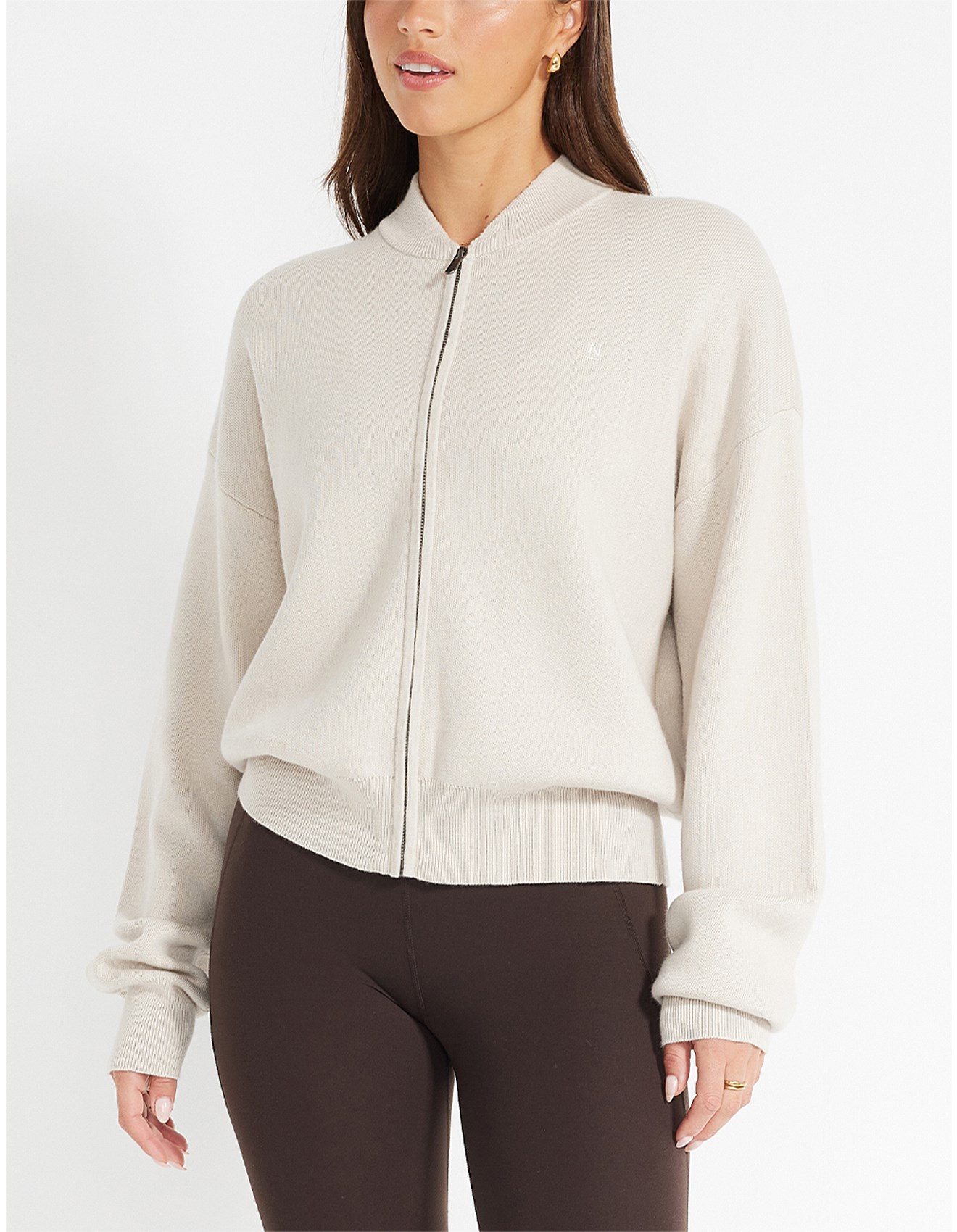 Nimble Everday Knitted Bomber | David Jones