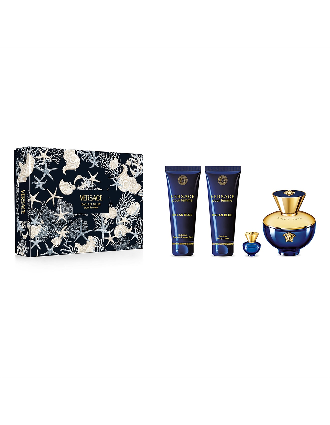 Versace Dylan Blue Pour Femme Edp 100ml Gift Set | David Jones