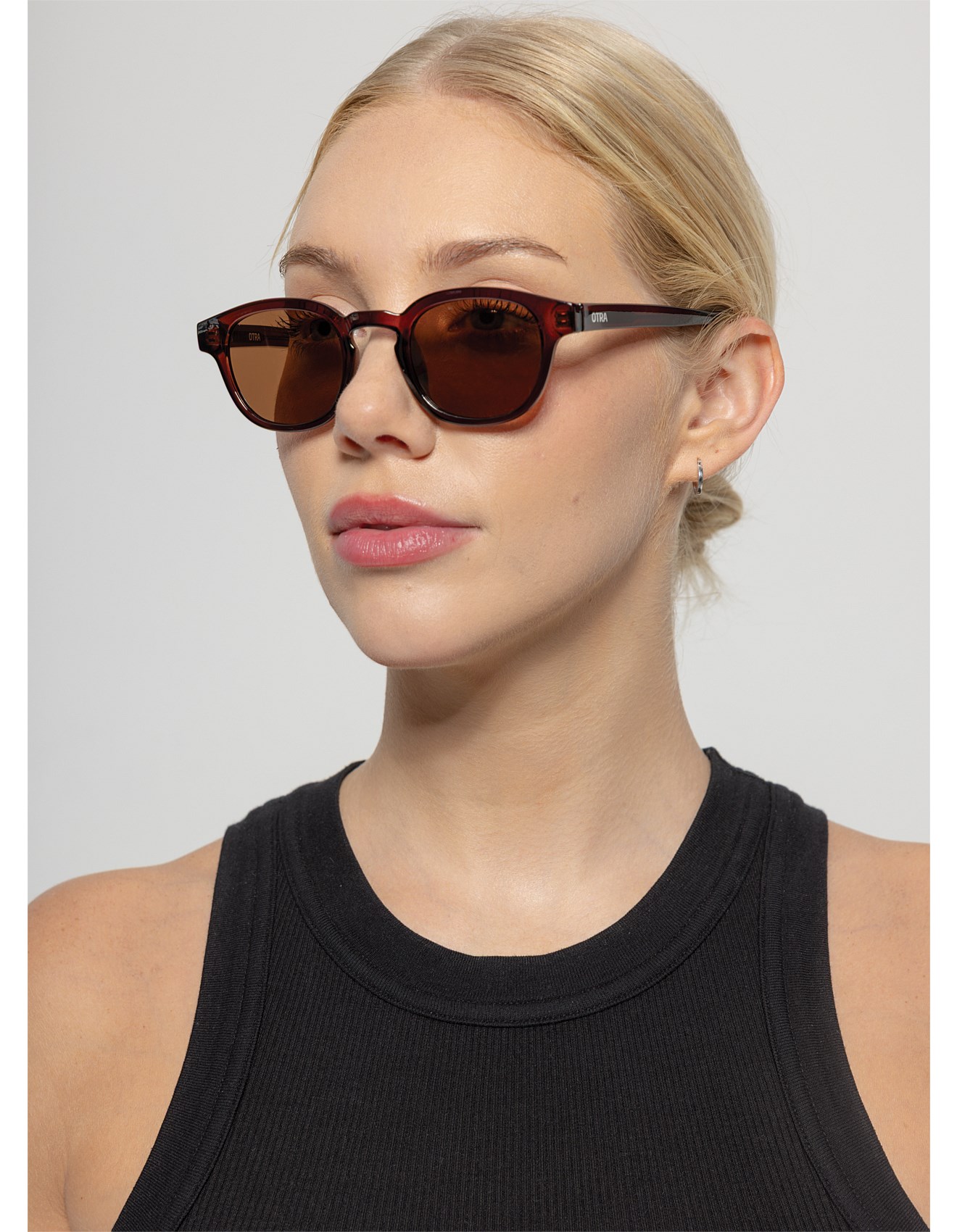 Otra Eyewear Summer Classic Wayfarer Sunglasses Brown | David Jones